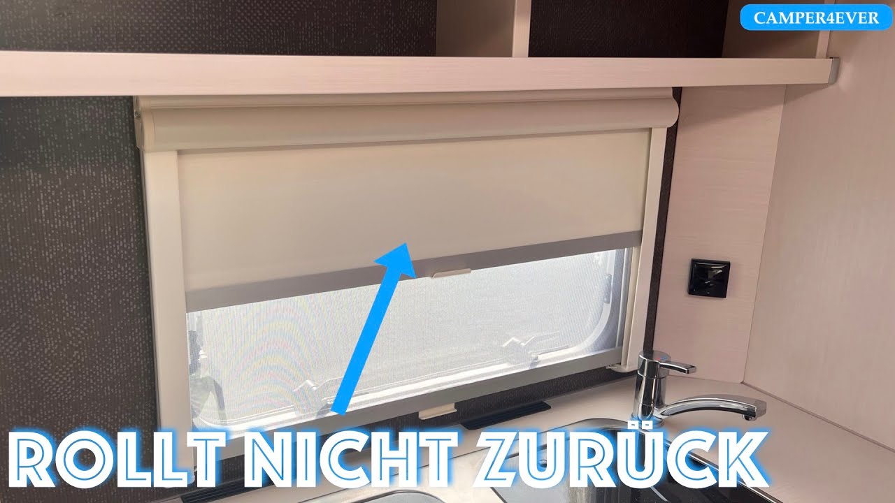 Fenster Rollo ohne Federspannung - einfache Lösung für Wohnwagen und ...