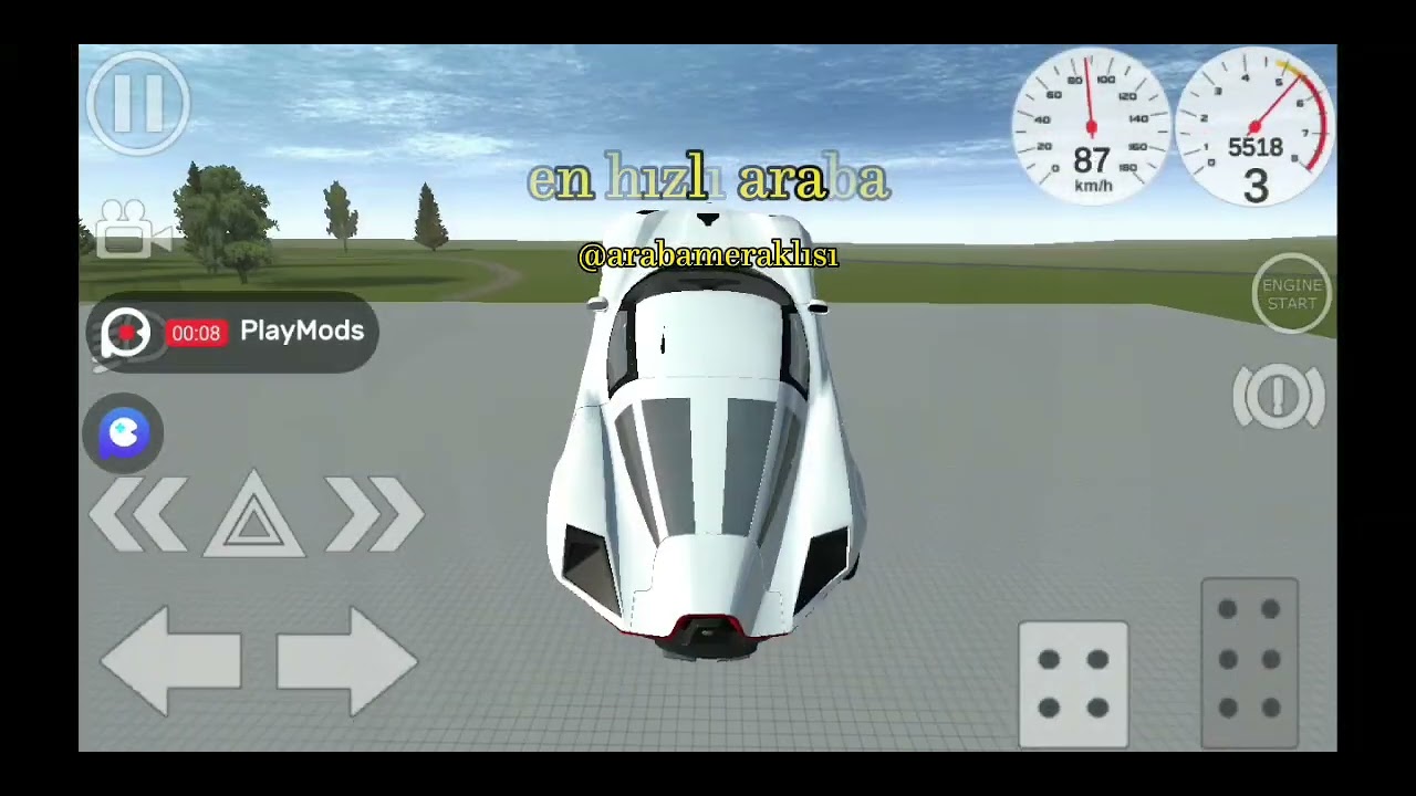 Simple car en hızlı araba giderken bile hızdan patinaj çekiyor - YouTube