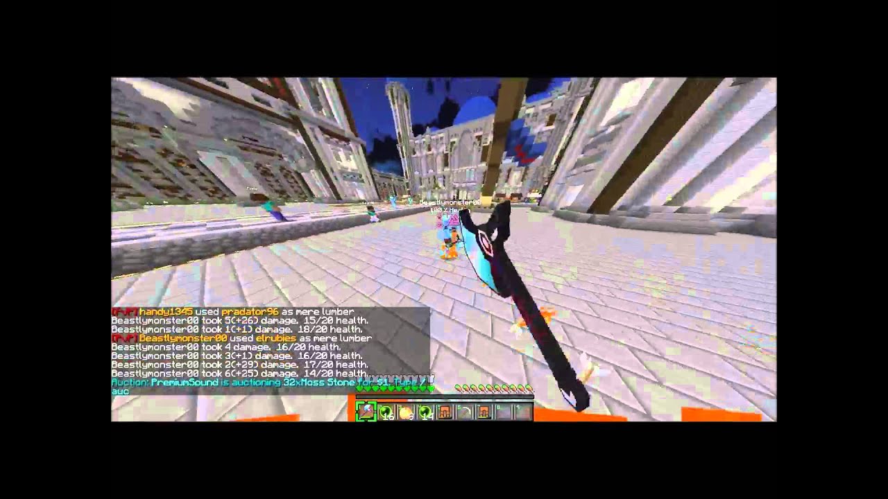 Minecraft PVPING A MODERATOR!!!! - YouTube