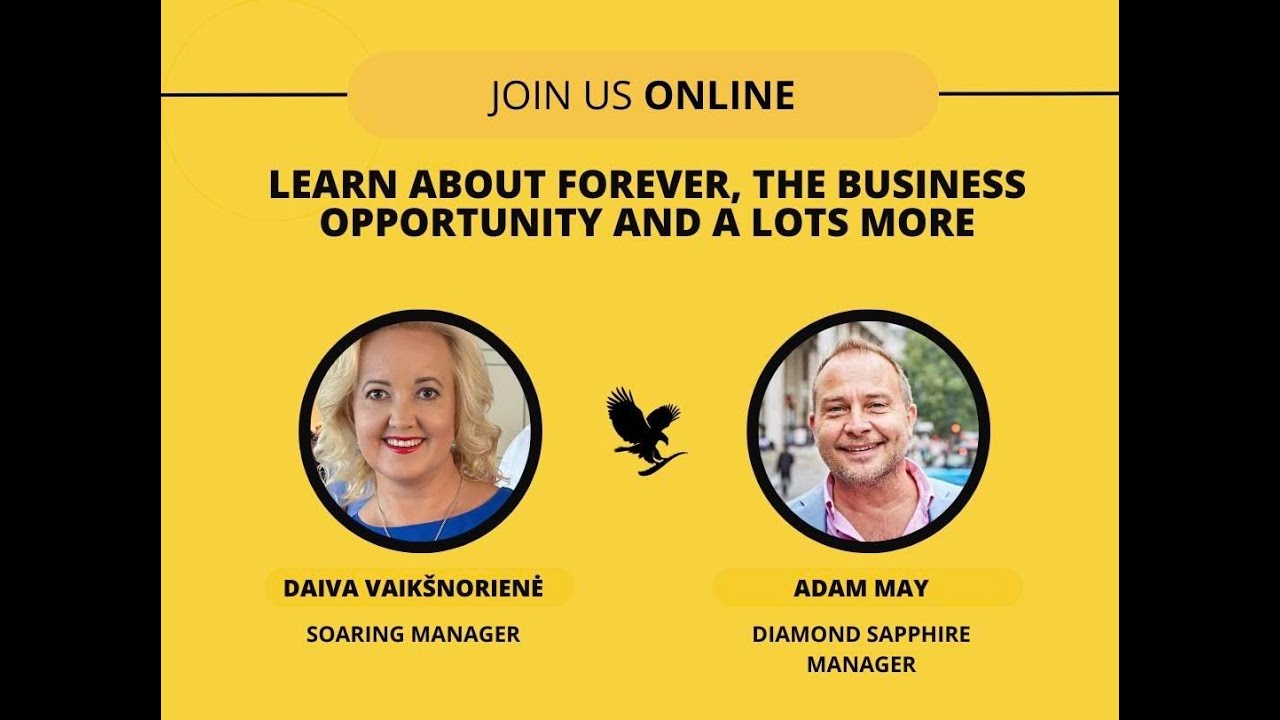 FOREVER BUSINESS OPPORTUNITY AND LOTS MORE with a special guest Diamond ...