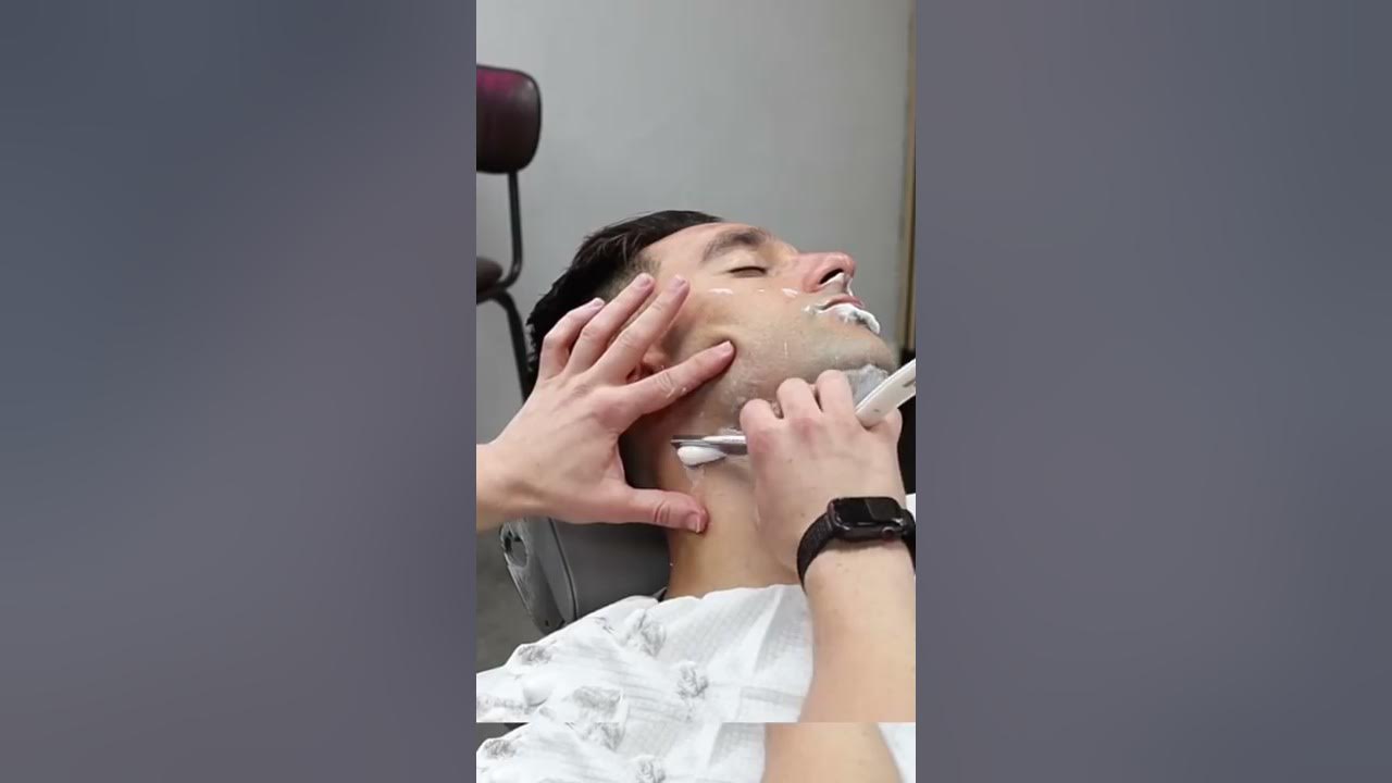 Relaxing 😌 London 🇬🇧 Barber💈 Hot Towel Shave Asmr Youtube