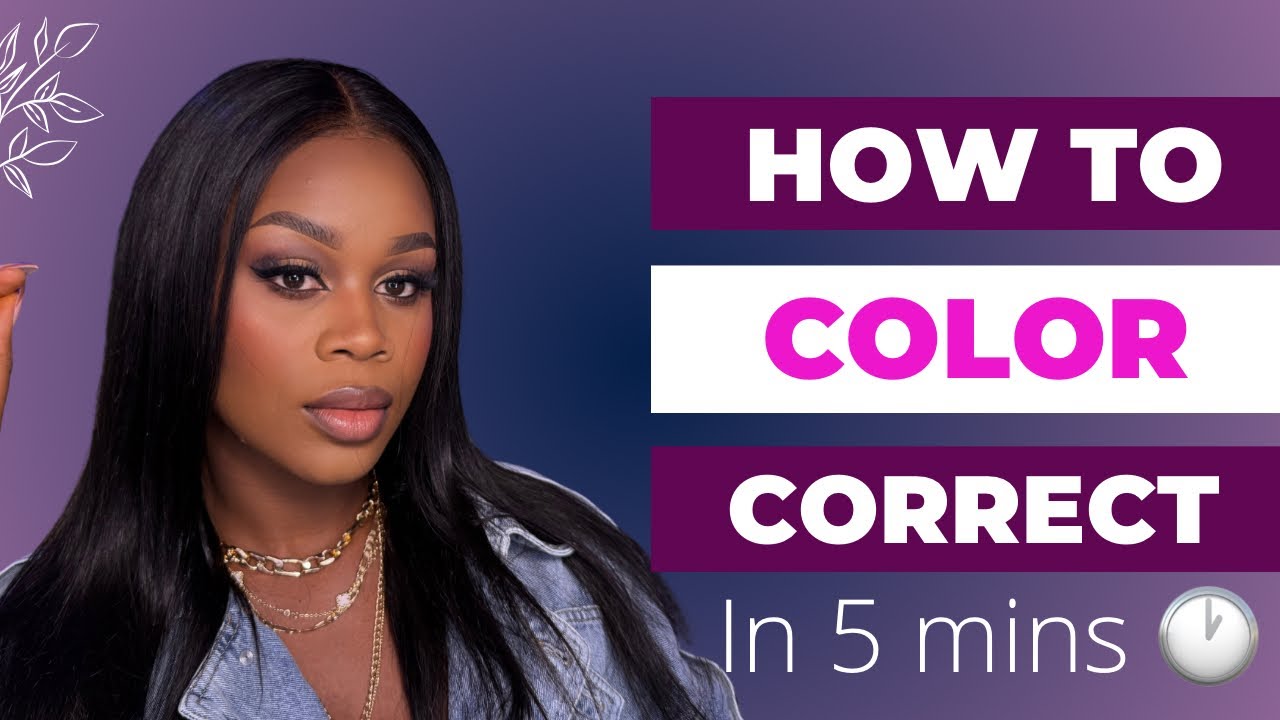 5-mins color correcting makeup tutorial for flawless Skin - YouTube