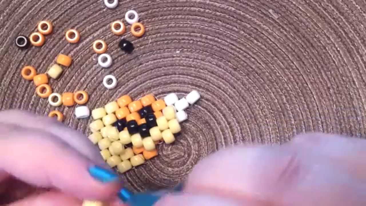 Kandi Tutorial: Candy Corn Character - YouTube