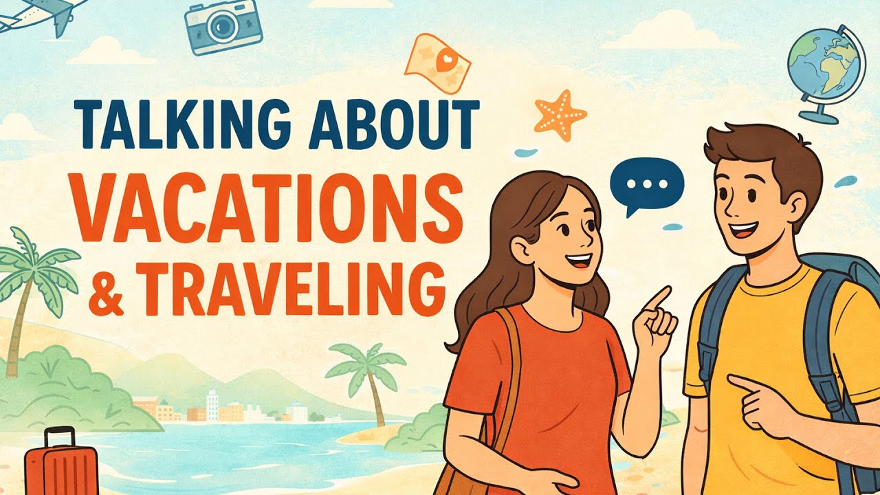 English Conversation: Talking About Vacations & Traveling | Daily ...