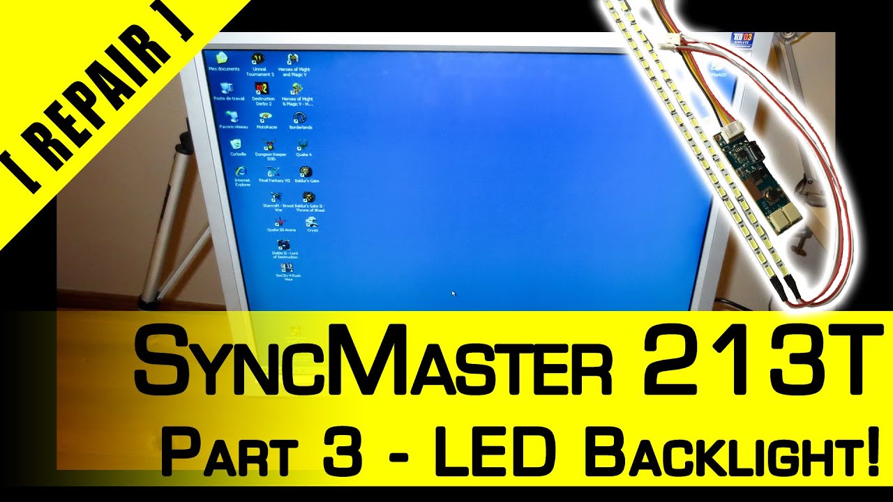 [Attempting Repairs] Samsung SyncMaster 213T - Part 3 - CCFL replaced ...