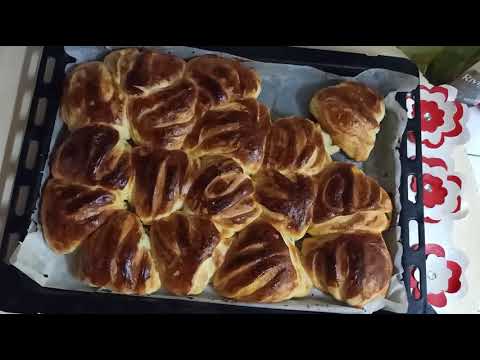 PUF PUF KABARAN KREMALI POĞAÇA 💯ABARTMIYORUM ÇOK LEZZETLİ OLDU 😋 KREMALI, PEYNİRLİ POĞAÇA TARİFİ