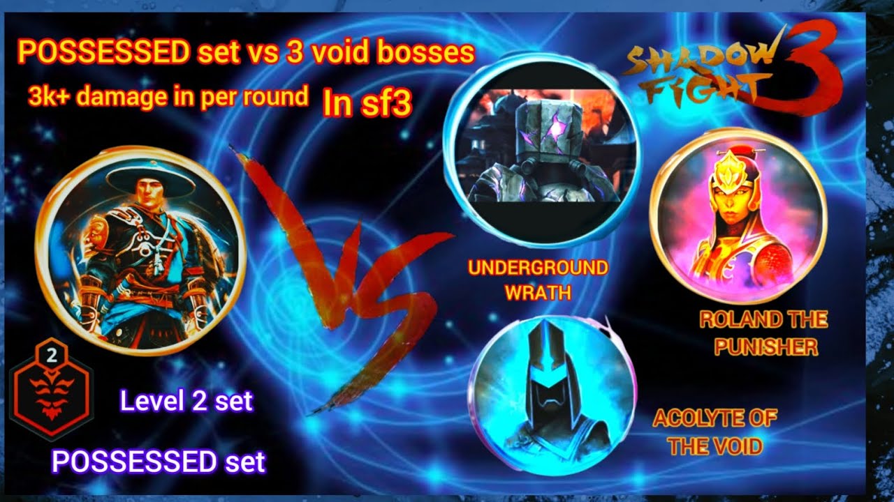 Possessed set vs 3 void bosses with atleast 3k+ damage in per round in ...