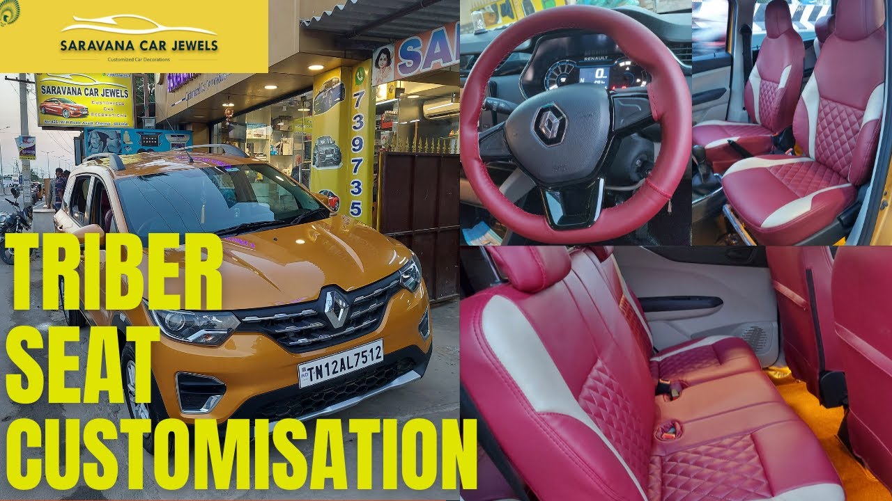 TRIBER MODIFIED SEAT COVER|CUSTOMER CUSTOMIZED SEAT COVER|CAR ...