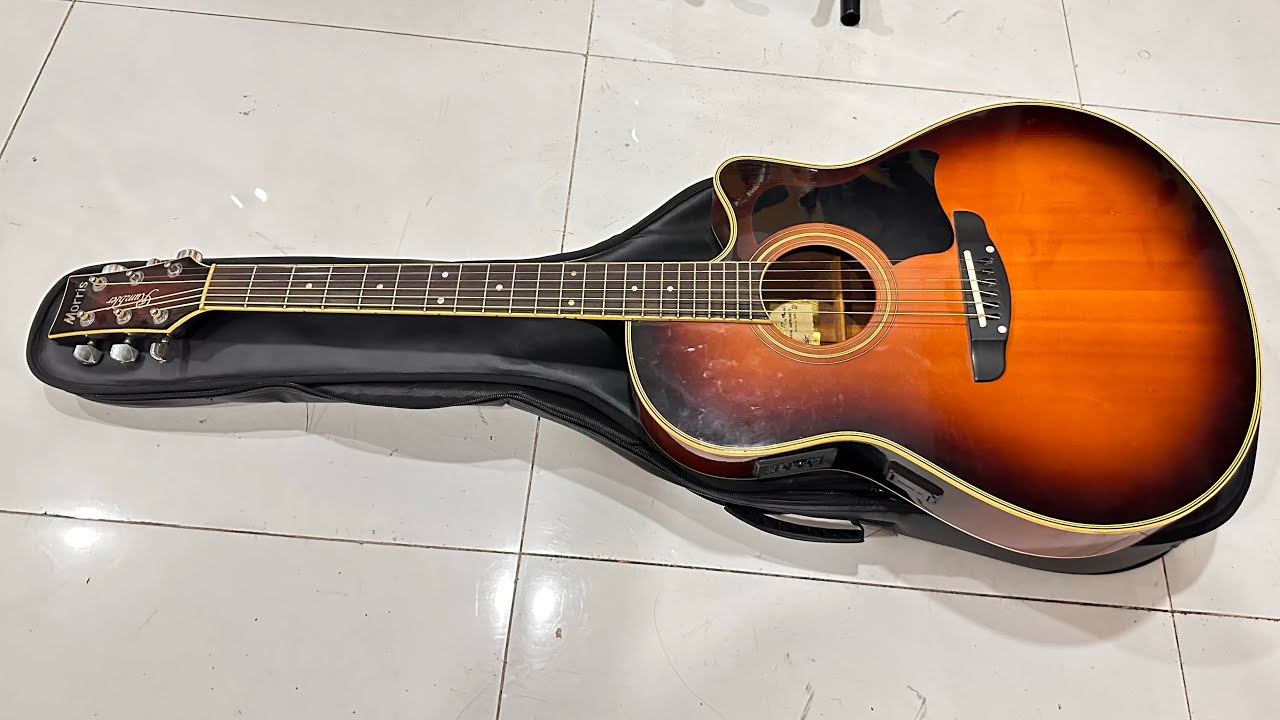 Đàn guitar acoustic Morris Rumbler MR-2D. Giá 4tr800k ( test guitar ...