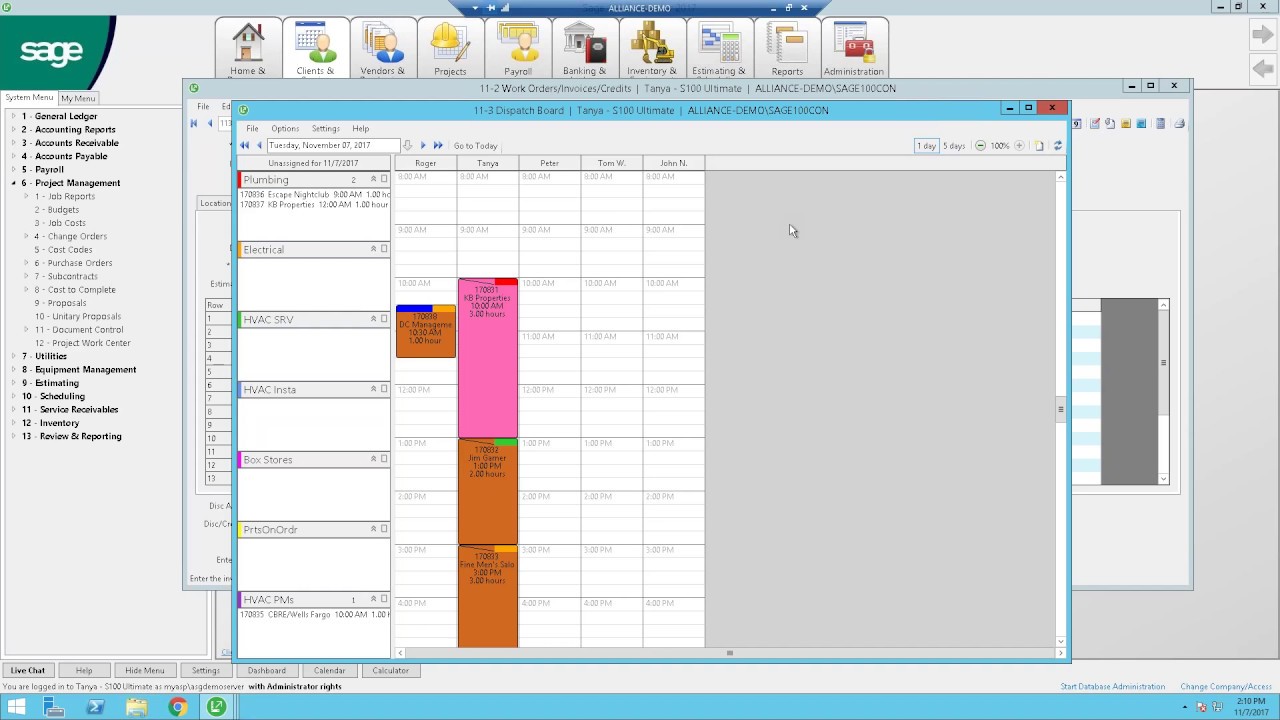 Sage 100 Contractor for Service and Specialty Contractors - YouTube