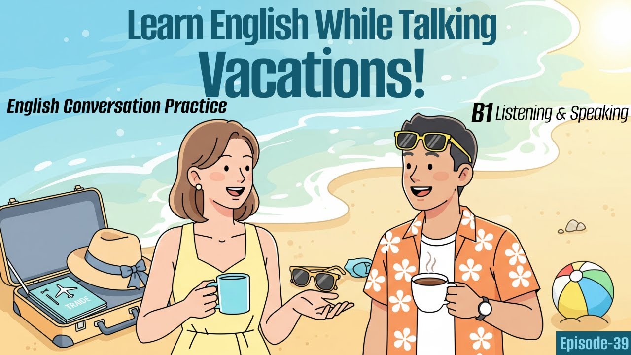 Let's Talk About Vacation | Real English Conversation Practice for ...