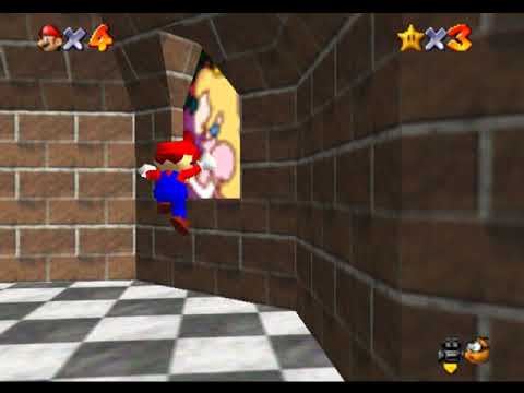 Super Mario 64 - Princess Peach's Secret Slide - YouTube