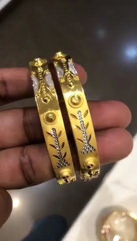 handmade gold chudi - YouTube