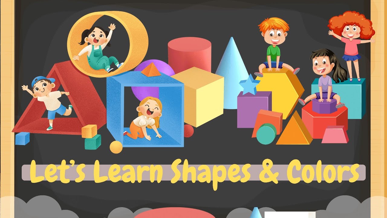 Learn Colors and Shapes with Fun Animated Cartoons for Toddlers ...