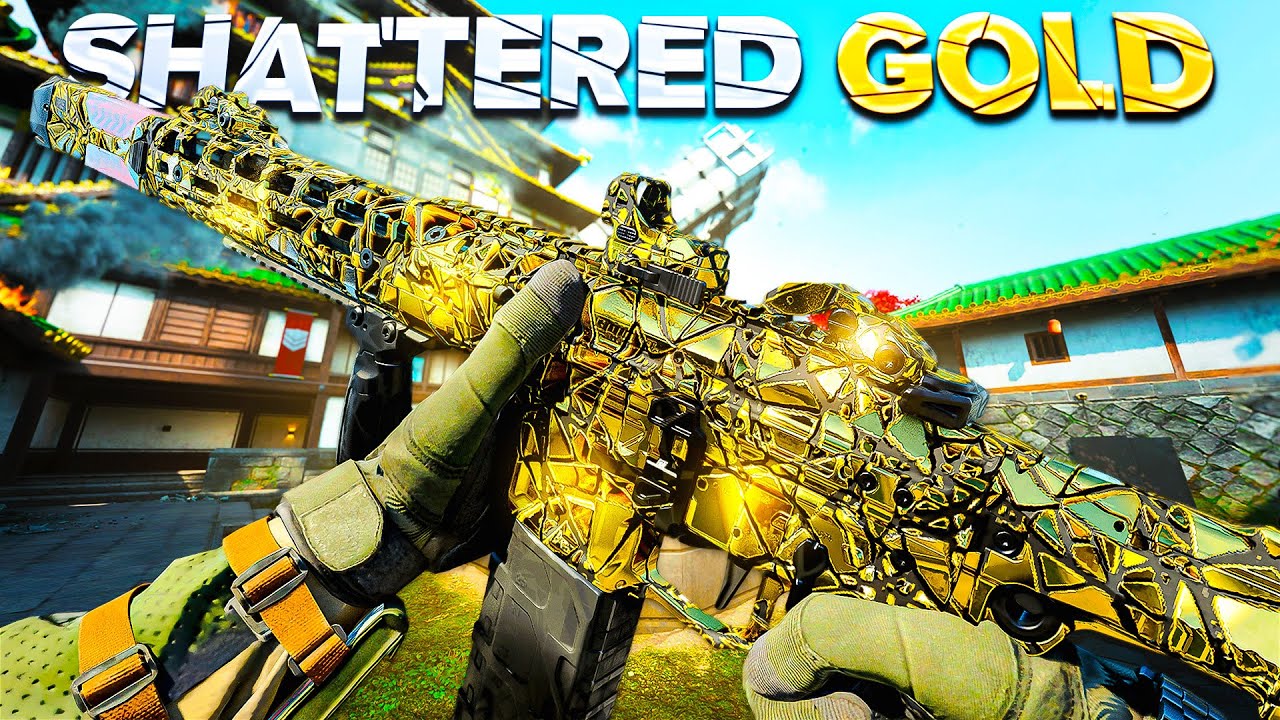 I UNLOCKED the NEW SHATTERED GOLD CAMO in BLACK OPS 7 - YouTube