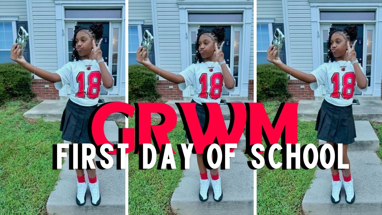 GRWM for the first day of *middle* school year!! - YouTube
