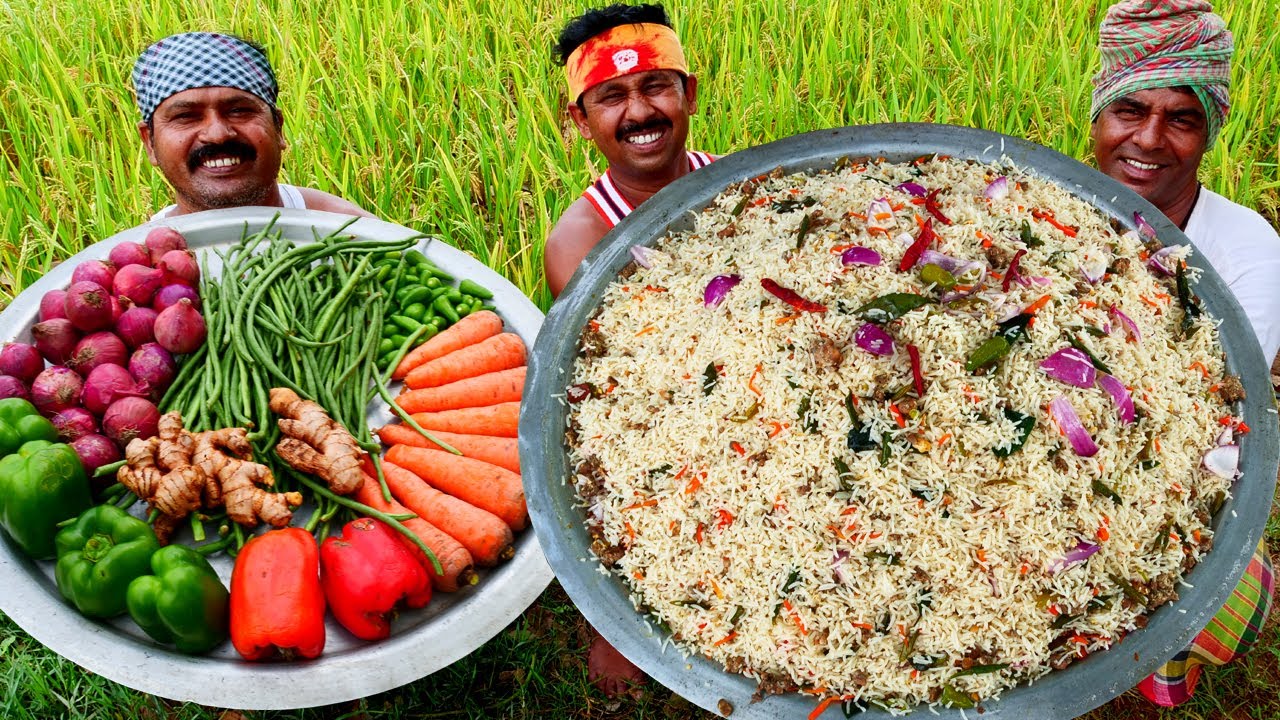 Egg Chicken Mixed FRIED RICE prepared for Tribe Kids | Chicken Fried ...