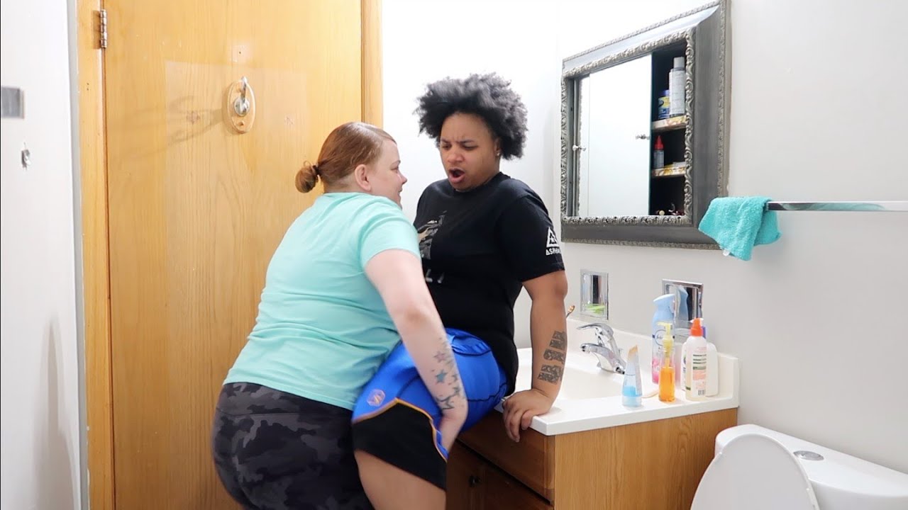 MANHANDLING MY GIRLFRIEND TO SEE HER REACTION!! *FREAKS OUT* - YouTube