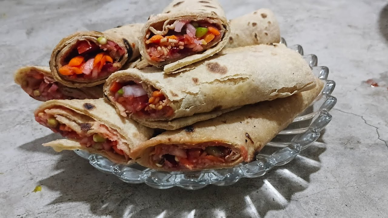 Flour Veg roll - YouTube