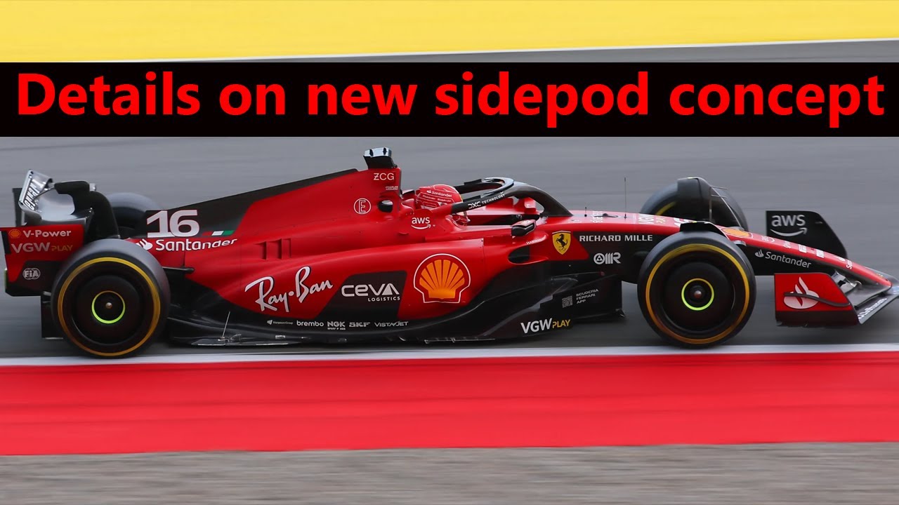 Ferrari 2024 F1 car: details on new sidepod concept for Project 676 ...