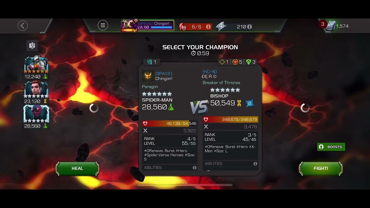 Mcoc War Bishop node 51 - YouTube