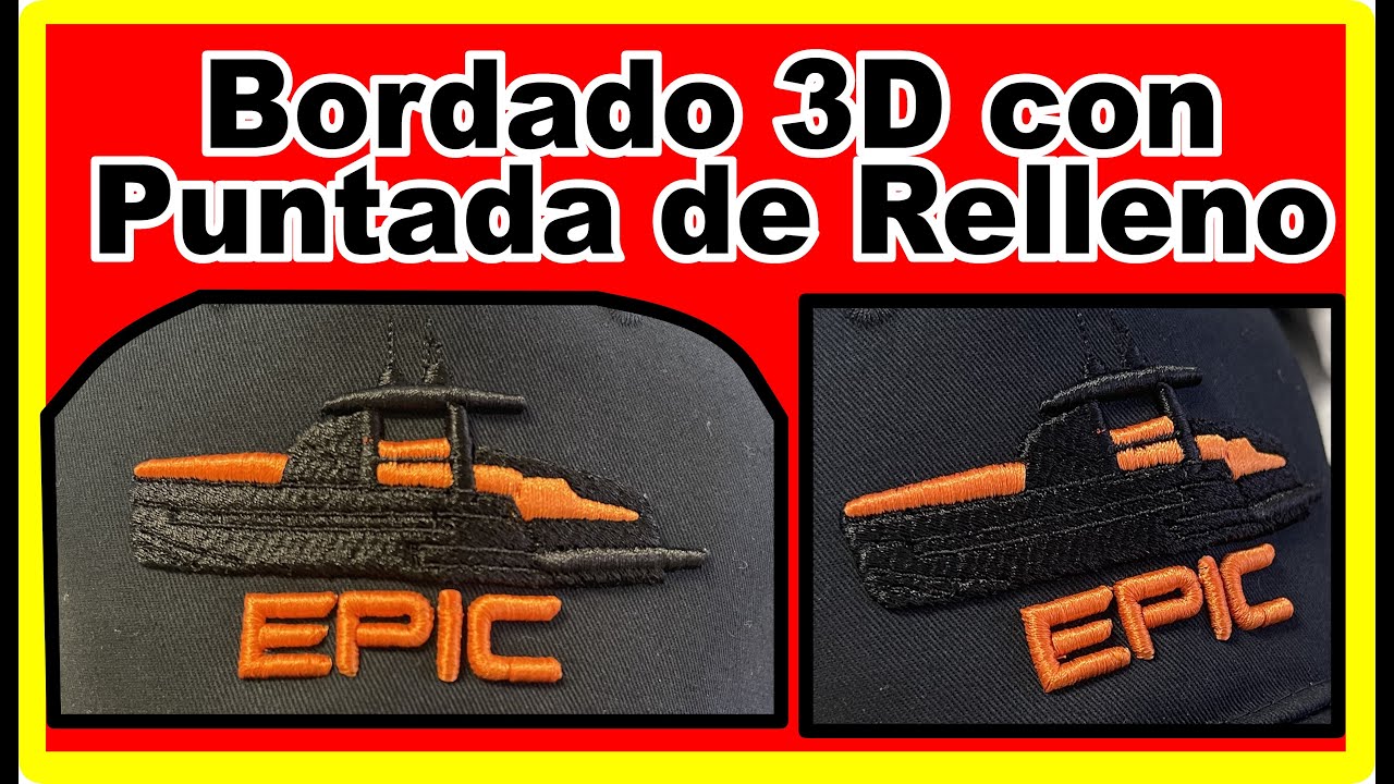 Como hacer Bordado 3d con puntada se Relleno o Tatami - How do an ...
