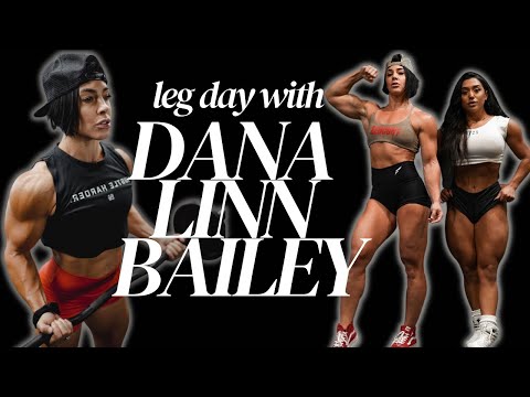 working out with Dana Linn Bailey | insane leg day