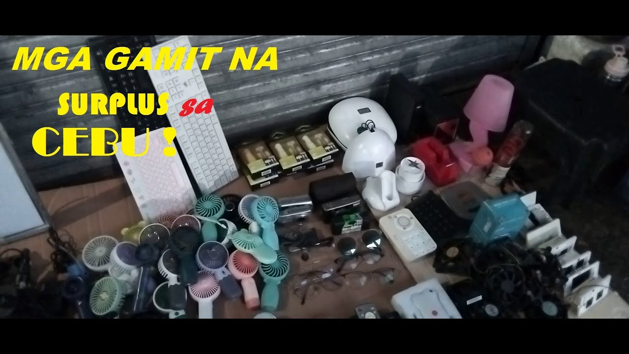 MURANG GAMIT NA SURPLUS SA CEBU - YouTube