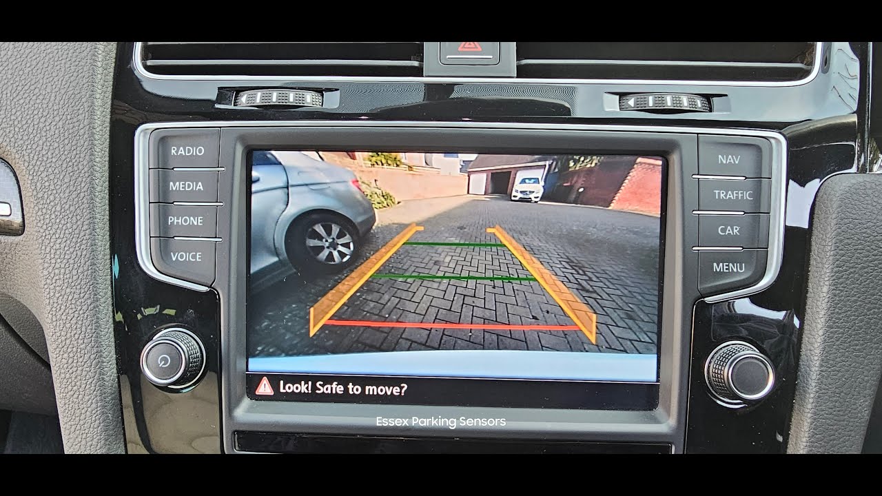 VW Golf MK7 R 2016 Genuine Reverse Camera Retrofit - YouTube