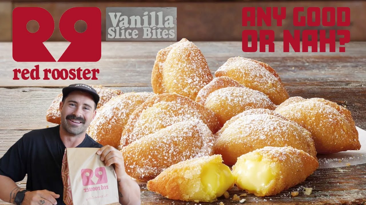 NEW VIRAL VANILLA SLICE BITES AT RED ROOSTER!!! - YouTube