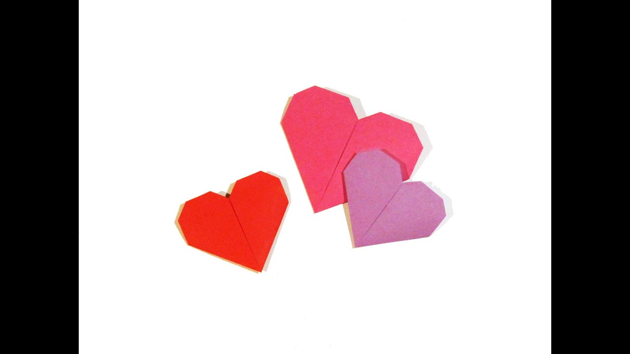 Valentine's day Origami Heart - Romantic gift - How to make an easy ...