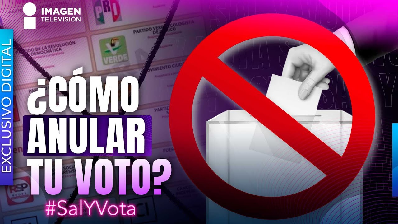 Voto nulo o voto en blanco, cuál es la diferencia | Sal y Vota - YouTube