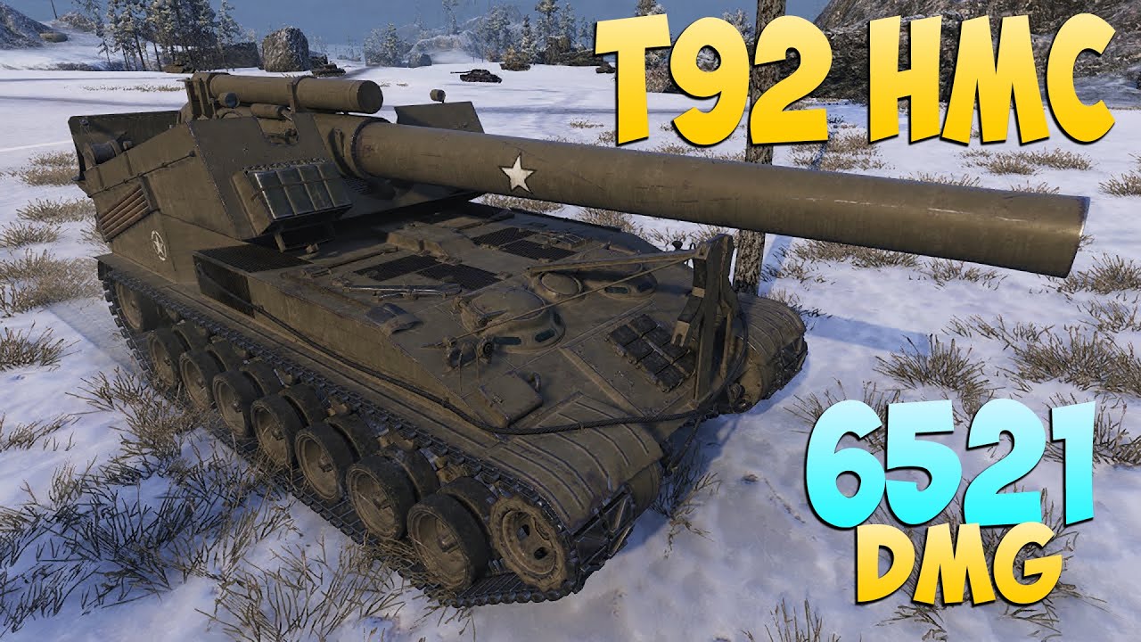T92 HMC - 2 Frags 6.5K Damage - The main caliber! - World Of Tanks ...