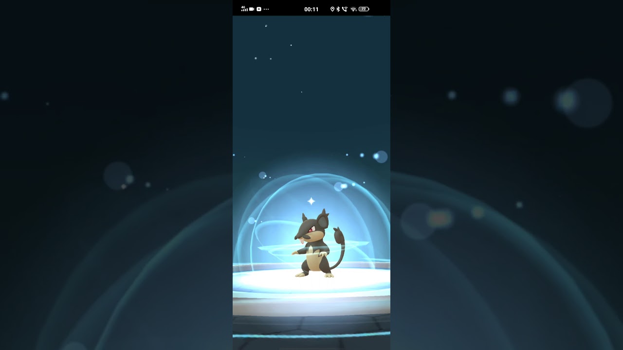 Evolution of Lucky Alolan Rattata to Raticate in Pokemon go - YouTube