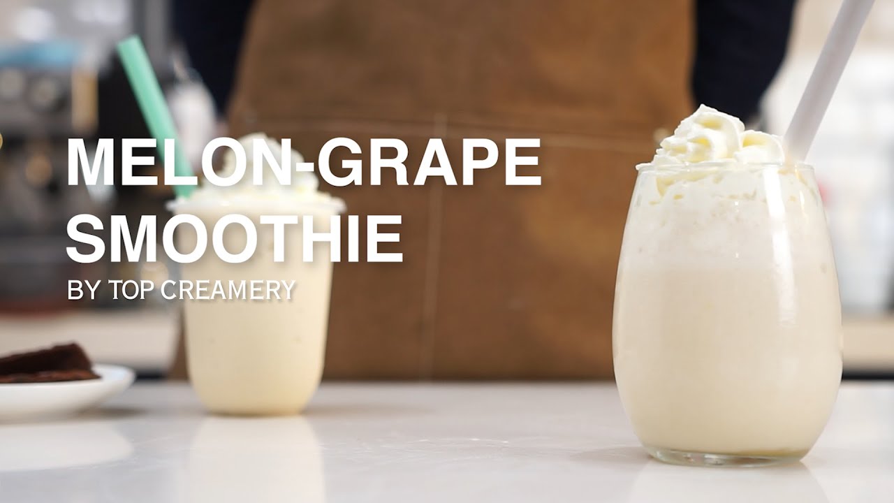 Satisfy Yourself with Smooth Melon-Grape Drink | How to make Melon ...