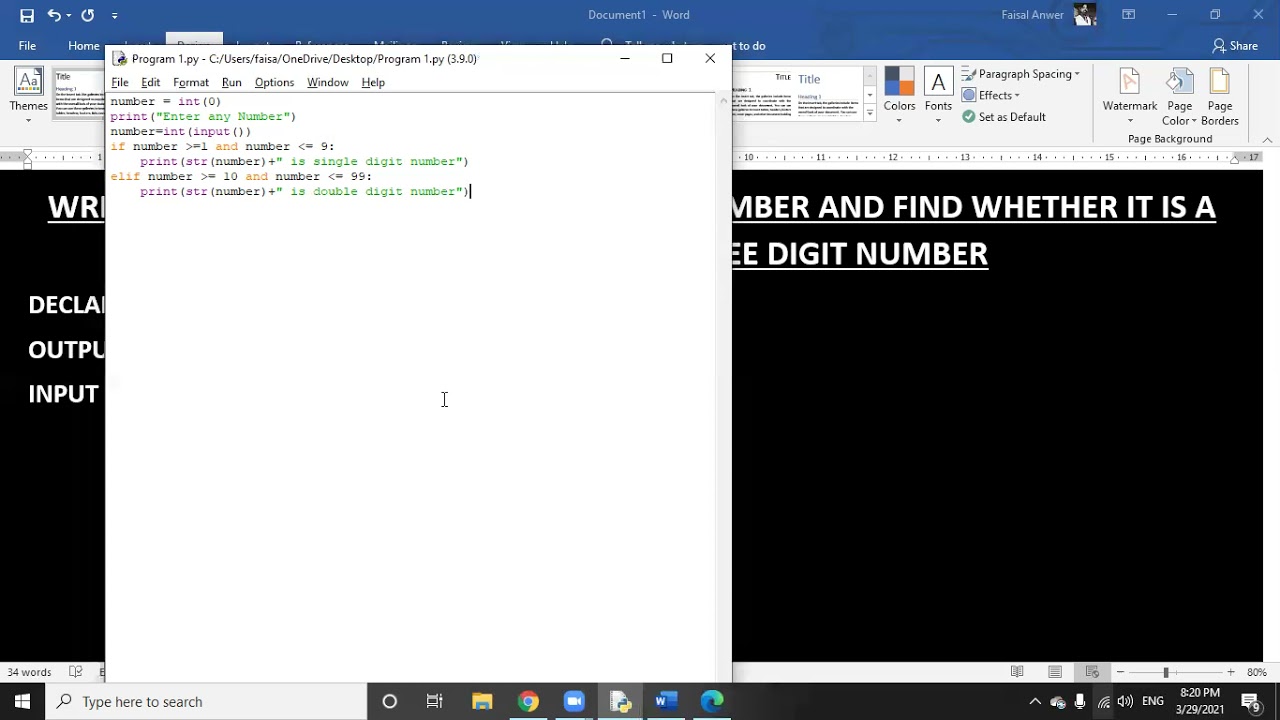 How to find whether an input number is single digit, double digit or ...