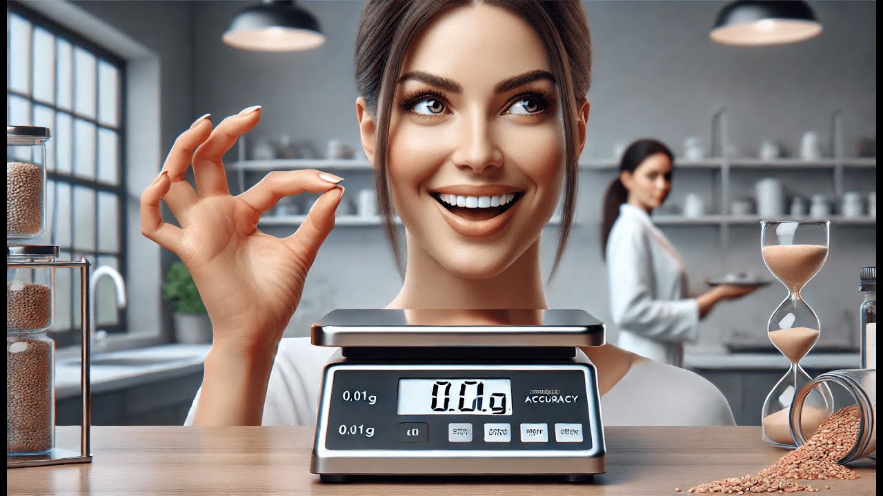 ⚖️ BOMATA Large Kitchen Scale | Best Gram Scale 001G Accuracy 🥄 - YouTube