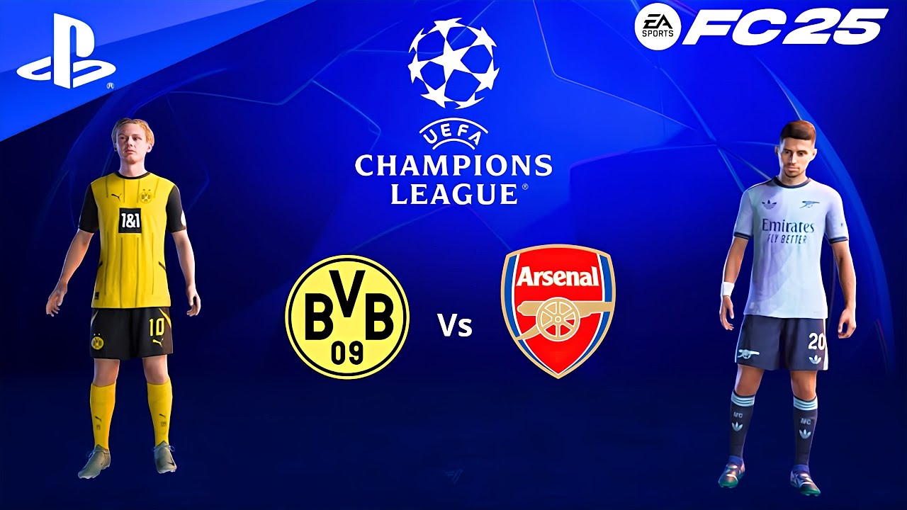 EA FC 25 - Dortmund vs Arsenal | UEFA Champions League Full Match ...