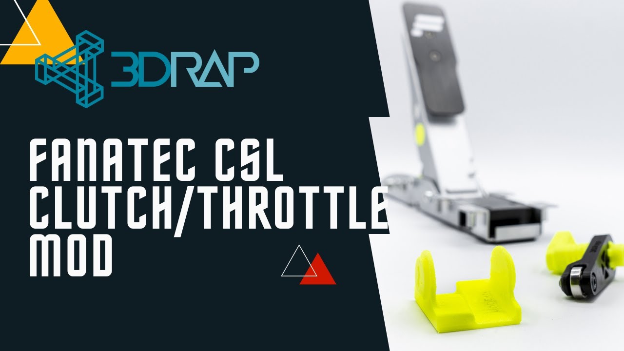 Fanatec CSL Throttle and Clutch Mod - How to upgrade your Fanatec CSL ...