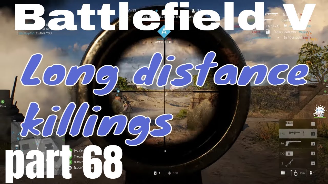 Battlefield V - 4K long distance killings, part 68 | pigVScow - YouTube