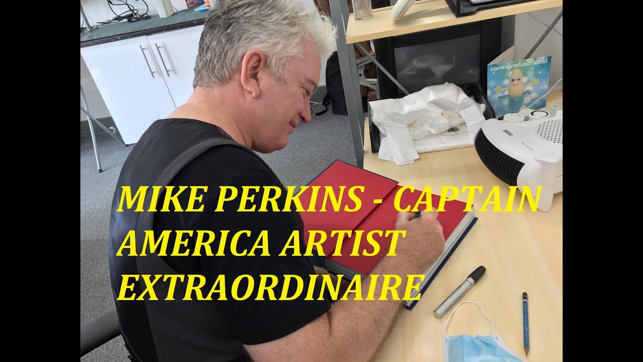 Mike Perkins - Captain America Artist Extraordinaire - YouTube