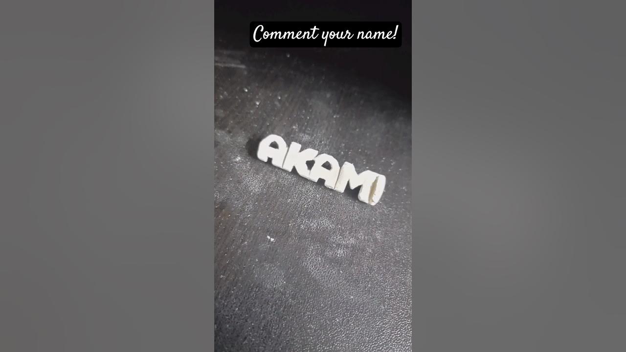 AKAM|Name Series Continued|Video No.336|@varinderkaur2168|#chalks #trends #chalkart # ...