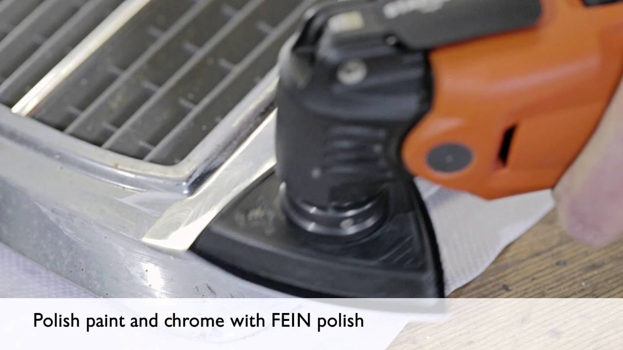 Felt polishing pad for triangular backing pad - YouTube