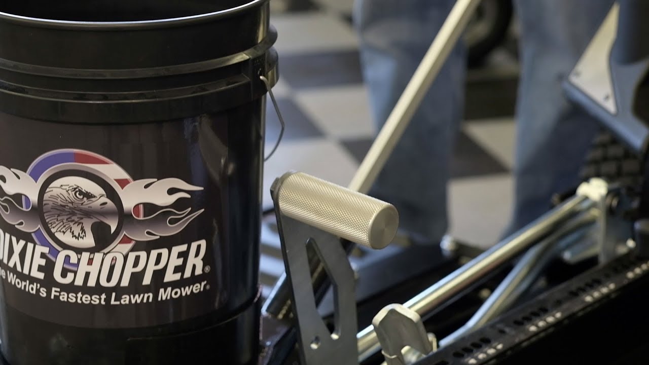 Dixie Chopper - Bucket Kit Accessory for Zero-Turn Mowers - YouTube