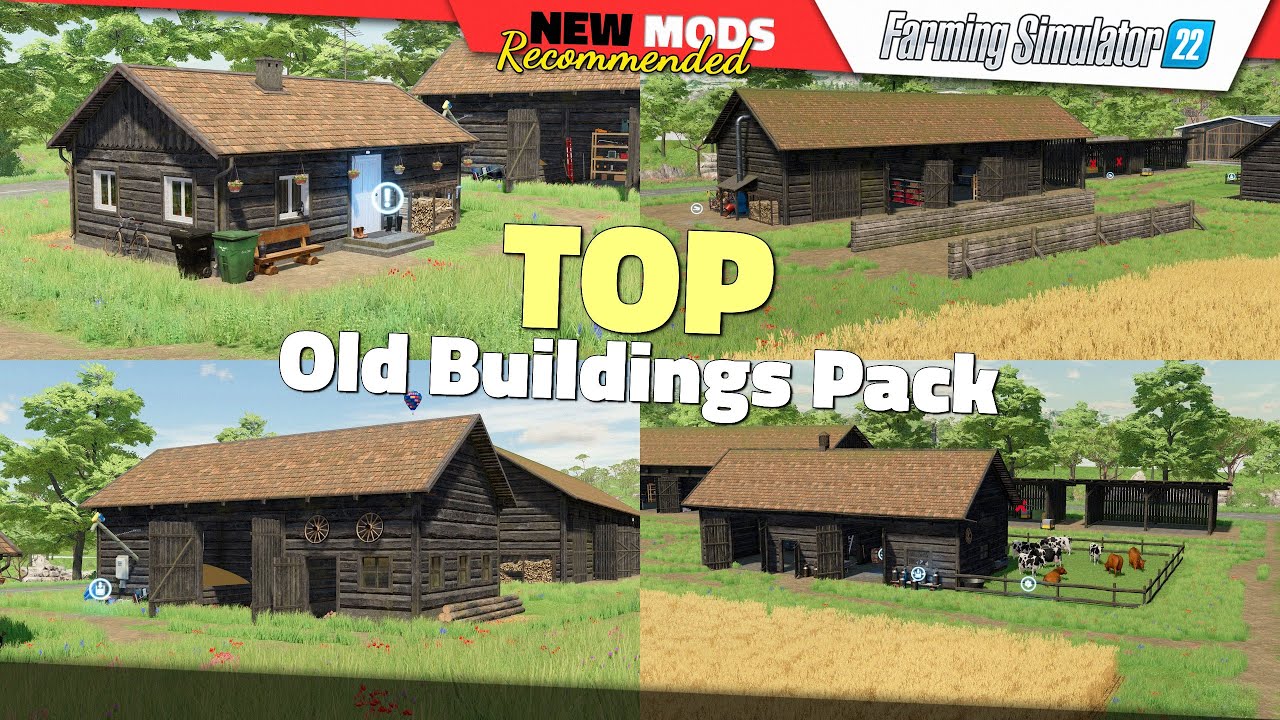 FS22 | Old Buildings Pack - Farming Simulator 22 (2K 60Hz) - YouTube