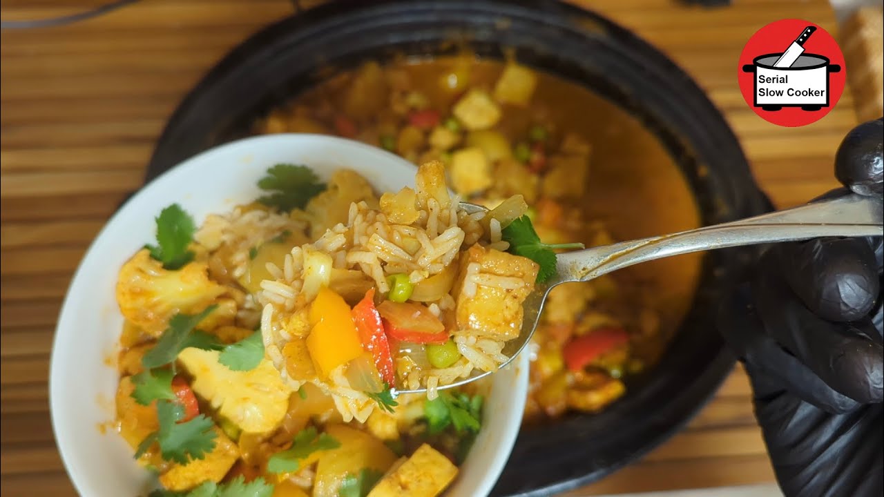 Slow Cooker Tofu Tikka Masala - YouTube