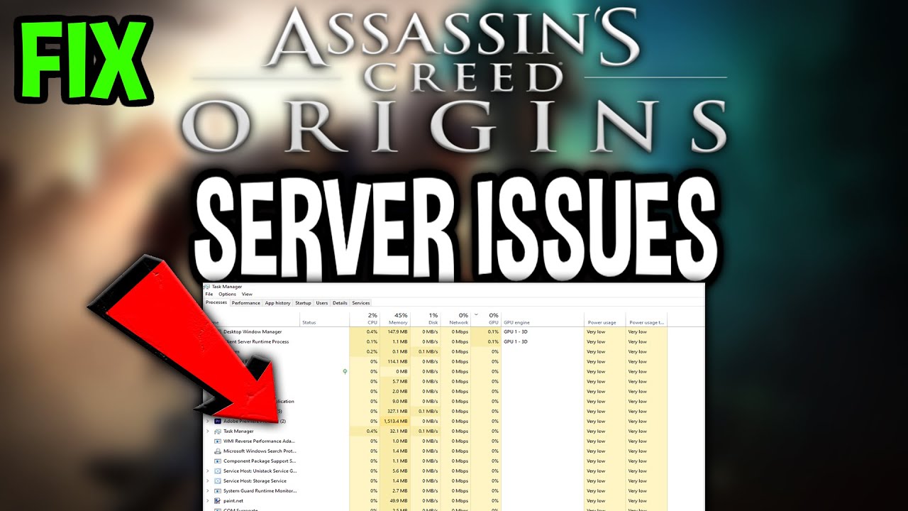 Assassin’s Creed Origins – How to Fix Can't Connect to Server ...
