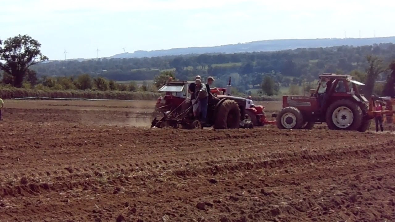 Ih w6 et charrue traine deux corps ih - YouTube