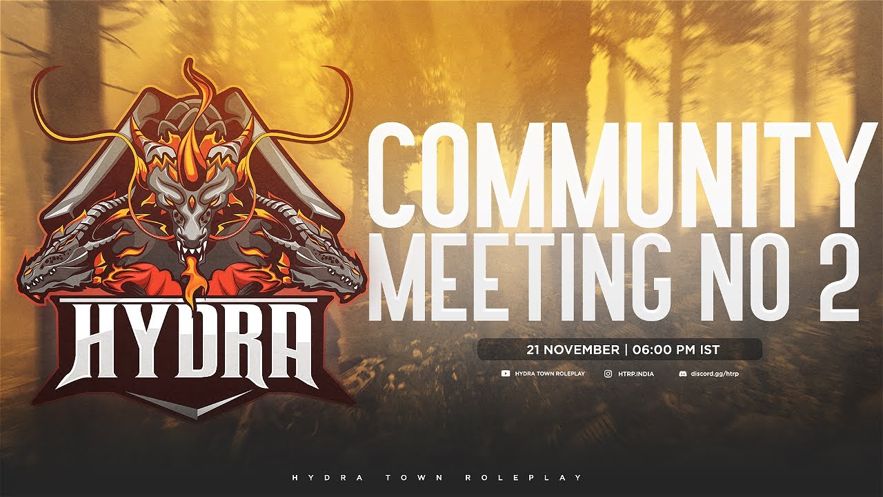 HTRP Community Meeting | GTA 5 ROLEPLAY IN @hydratownroleplay #htrp # ...
