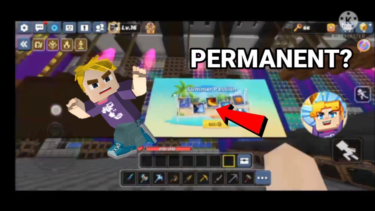 New free sword effect and chests+new cute skin PERMANENT? [BLOCKMAN GO ...